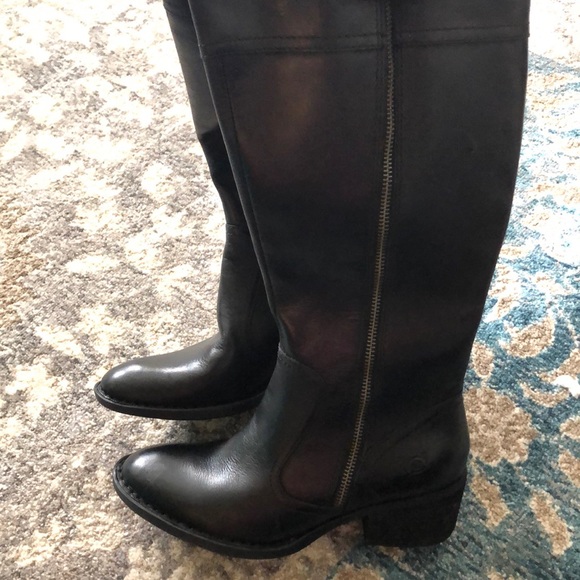 Born | Shoes | Born Fannar Wide Calf Leather Knee High Boot | Poshmark
